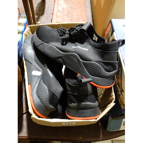 Two Pairs Of Steel Toe Cap Trainers