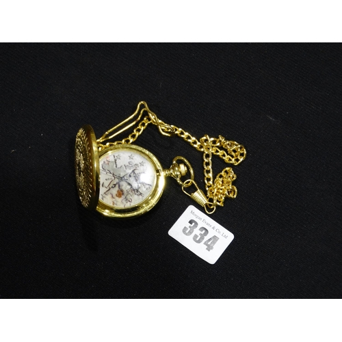 An European Union Collectors Pocket Watch & Chain