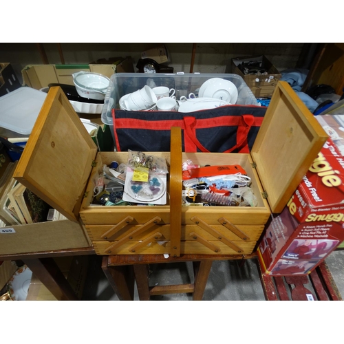 A Concertina Sewing Box