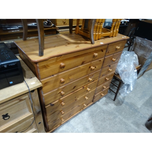 A Pine Multi Drawer Chest