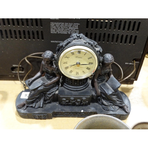 A Resin Decorative Mantel Clock