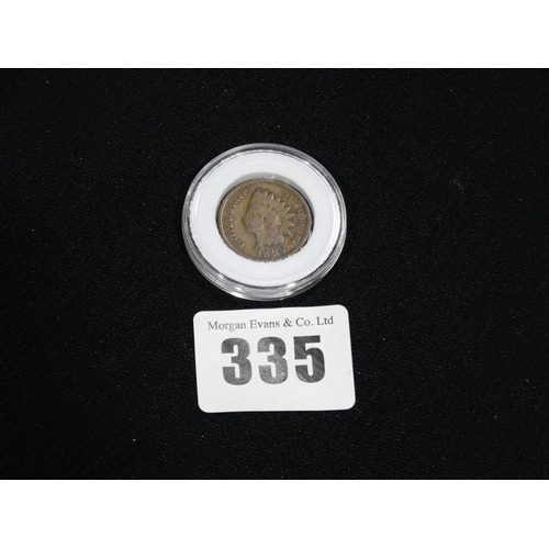 An 1899 American Indian Cent Coin