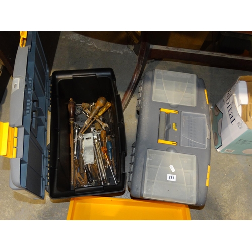Two Tool Boxes & Contents