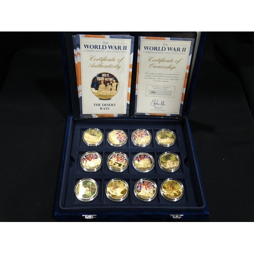 A Limited Edition Collectors 50p World War II Coin Set
