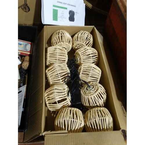 A New & Boxed Set Of Outdoor String Lights