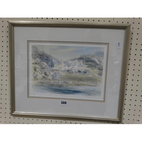 Keith Andrew, A Limited Edition Coloured Print, Titled, "Bodafon ...