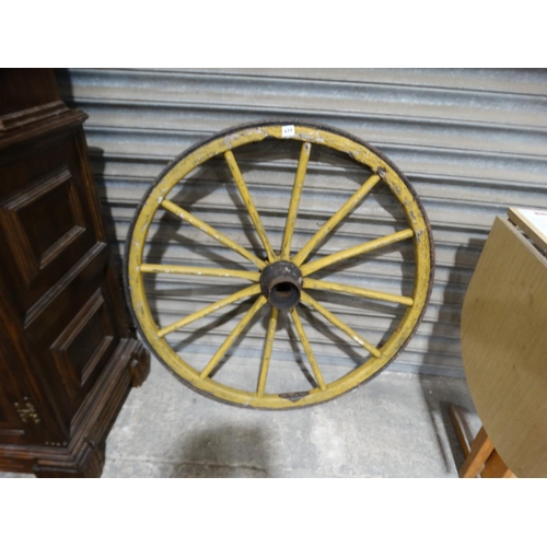An Antique Cartwheel