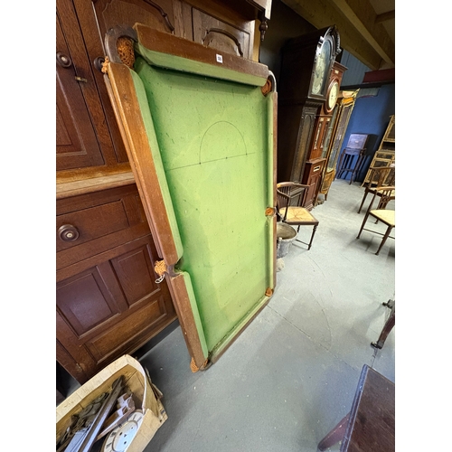 A Slate Bed Snooker Table Top (Originally Part Of A Snooker Dining ...