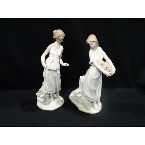 Two Boxed Lladro Porcelain Privilege Series Figures