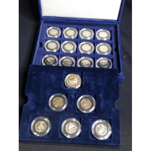 A Rare & Complete London 2012 Sports Collection 50p Coin Set Within A ...