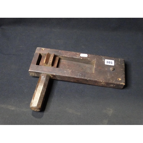 A 1st World War Trench Gas Alarm Rattle