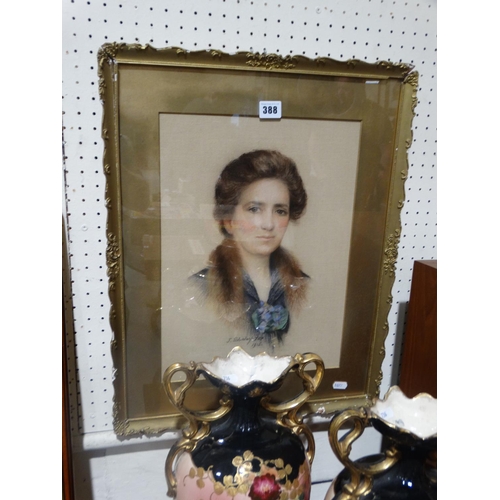 John Shirley Fox, Watercolour Portrait Study Of A Lady, Possibly The ...