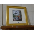Kathy Gittins, A Print Overlooking Ger Y Nant, Meifod