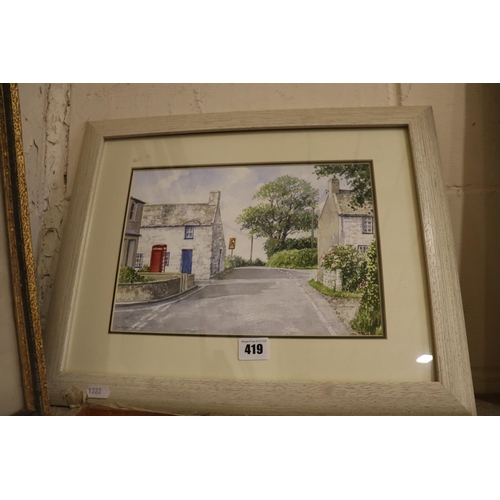 Julie Roberts, Watercolour Study At Capel Coch, Anglesey