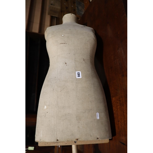 An Early 20thc Torso Mannequin