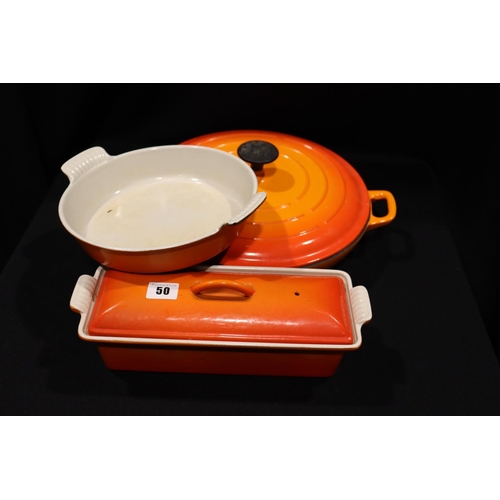 Two Le Creuset Cooking Pots