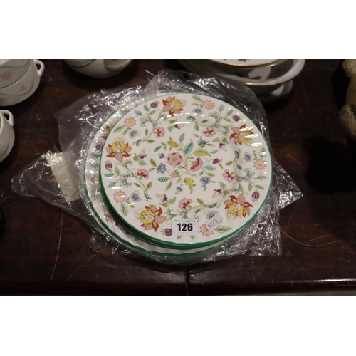 A Collection Of Minton Haddon Hall Pattern Plates 6 x 10.5" 6 x 9"
