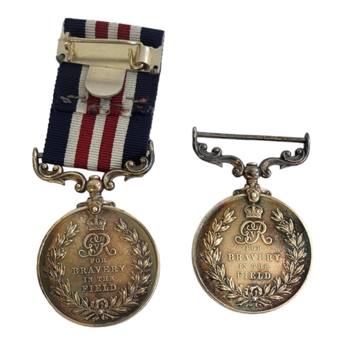 TWO SILVER GEORGE V MILITARY MEDALS ‘FOR BRAVERY IN THE FIELD’ 1914 ...