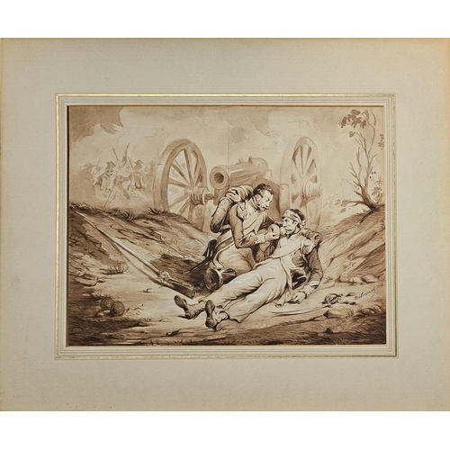 ARMAND CONSTANT MELICOURT LEFEBVRE, 1816 - 1883, A FRENCH WOUNDED ...
