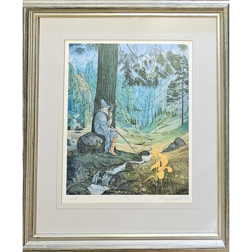 ROGER GARLAND, A NEAR PAIR OF 20TH CENTURY ‘LORD OF THE RINGS’ LIMITED ...