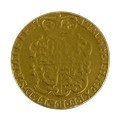 George III Gold Rose Guinea 1782, Ex Mount and Gilded. Fair to Fine