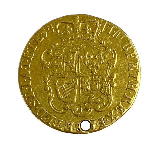 George III Rose Guinea Fair to Fine, Holed.