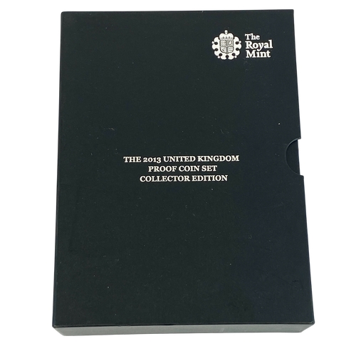 The 2013 UK Proof coin Set, Collector Edition in double sided Royal ...