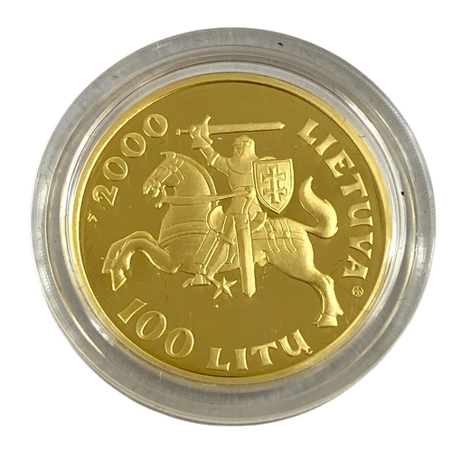 Lithuania 100 Litas 2000 Rulers of Lithuania - Vytautas the Great. 999. ...