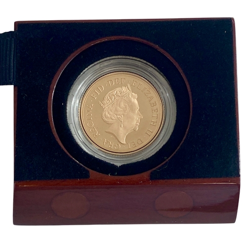 The sovereign 2015 Fifth Portrait - First Edition Gold Proof coin. 7.98 ...