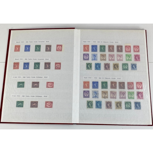 Collection of Wilding Machin Stamps in Album - photos of randomly ...