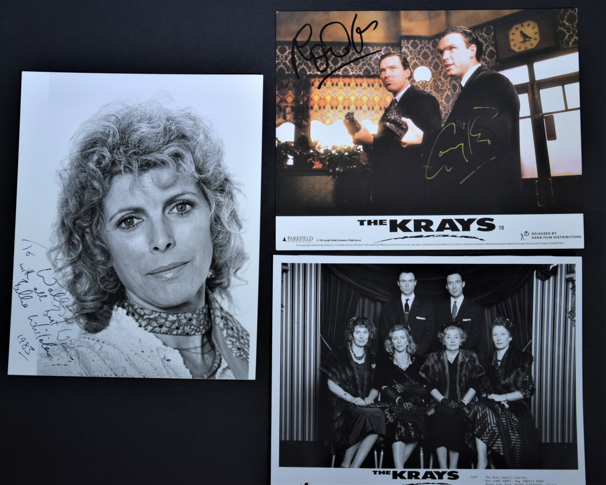 THE KRAYS FILM actors Original signatures