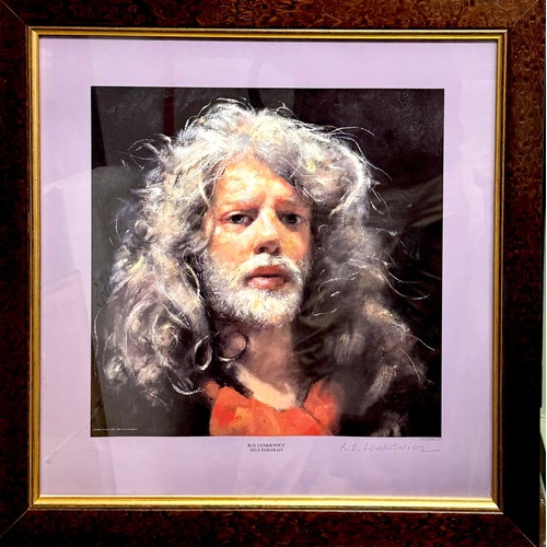 Robert Lenkiewicz Self Portrait Limited Edition Print Signed