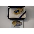 ARIKI PAULA SHELL BROOCH IN 22ct GOLD PLATED MOUNT