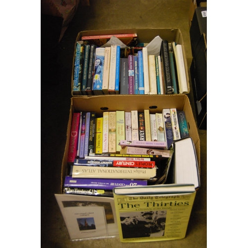 2 BOXES OF BOOKS