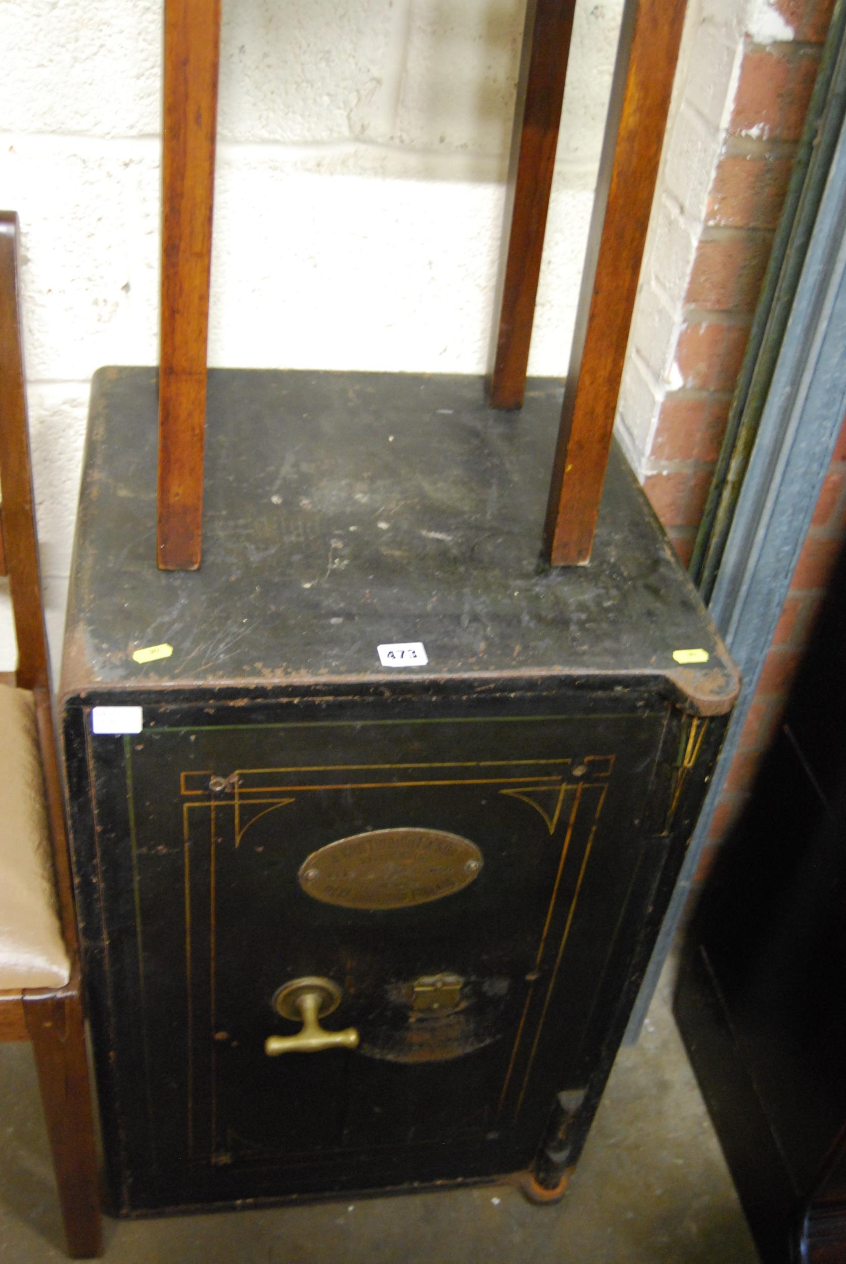 J. CARTWRIGHT & SON SAFE 48CM X 49CM X 71CM