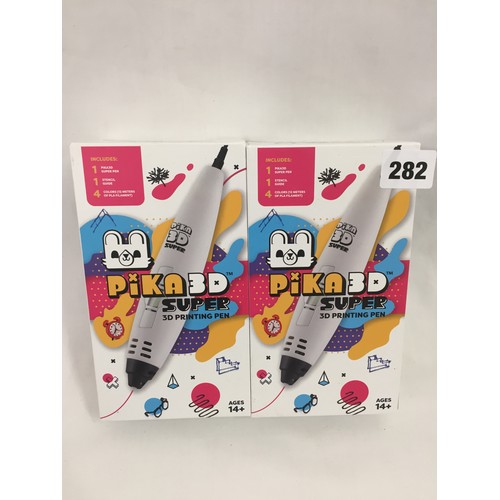 2 PIKA 3D SUPER 3D PRINTING PENS (BRAND NEW) P2300344074