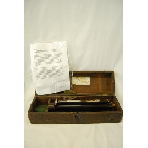 1870 TROUGHTON & SIMMS SURVEYORS LEVEL IN ORIGINAL BOX