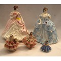 ROYAL WORCESTER BONE CHINA FIGURINE "THE FIRST QUADRILLE", COALPORT ...