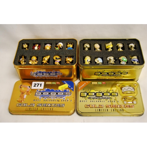 2 WALT DISNEY GOLD SERIES GOGOs IN TINS