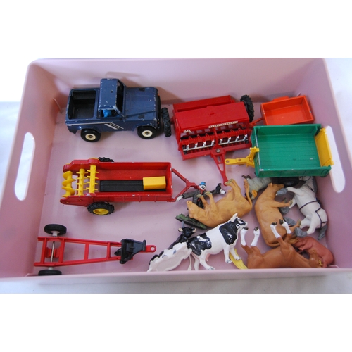 QUANTITY OF BRITTAINS FARM MACHINERY & QUANTITY OF FARM ANIMALS