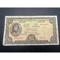 Lady Lavery £5 note, 88A644657, 10-1-75