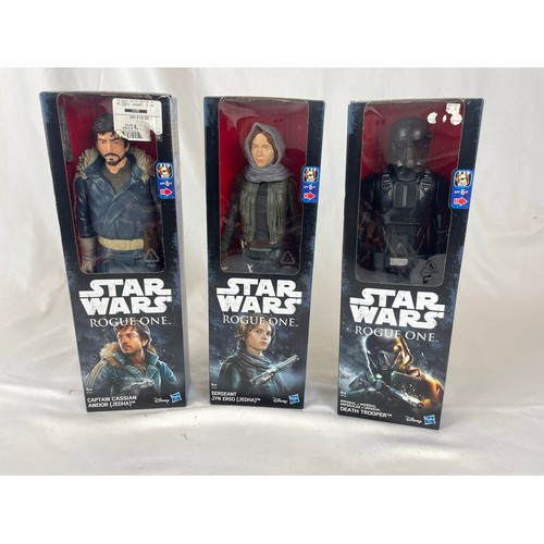 STAR WARS ROGUE ONE - figures in boxes unopened by Hasbro. Death ...