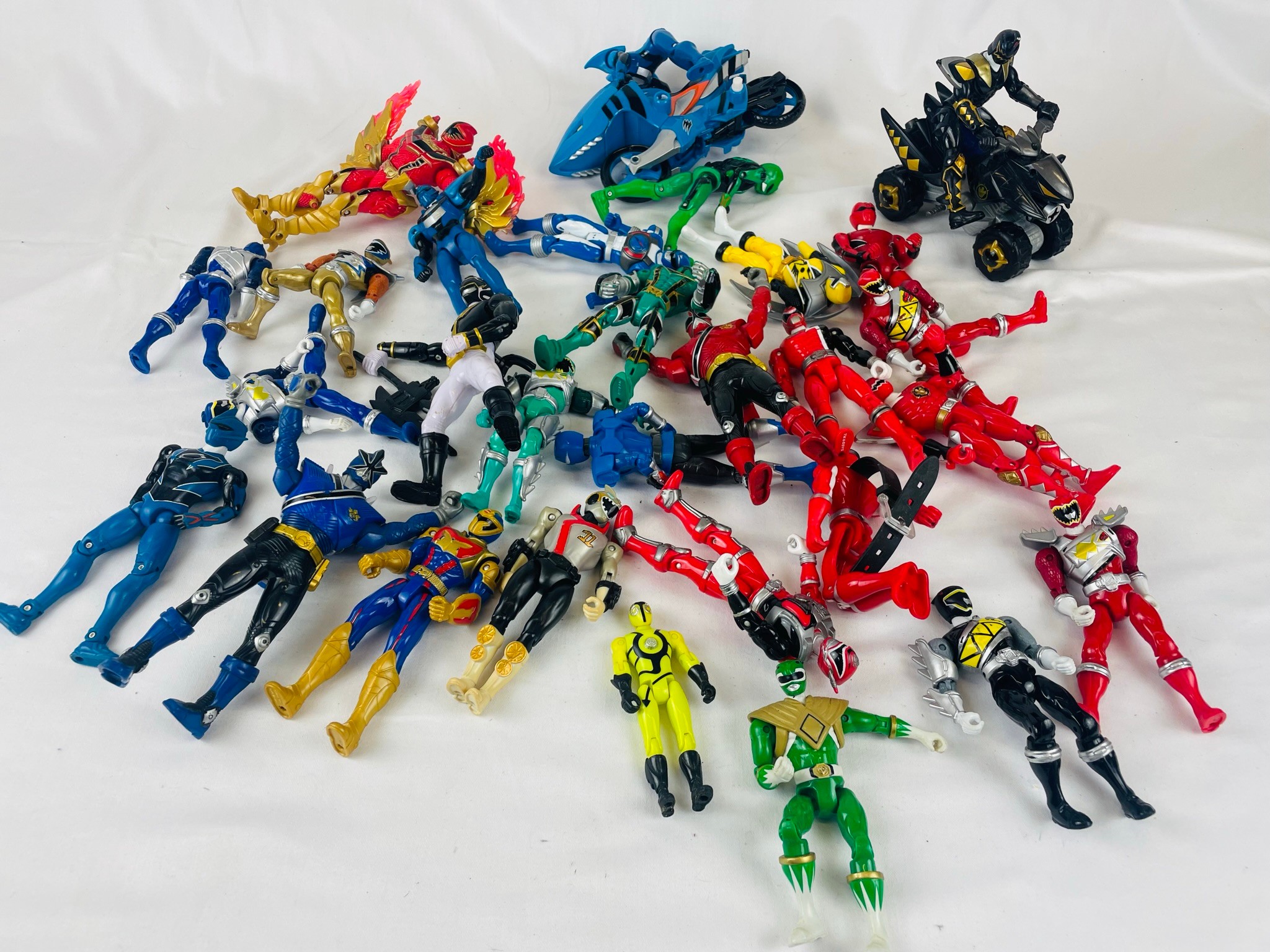 Large collection of vintage Power Ranger figures, 1990's