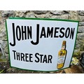 OLD JOHN JAMESON THREE STAR WHISKEY OLD RARE ENAMEL PICTORIAL SIGN FROM ...