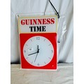 GUINNESS GLASS HANGING CLOCK - QUARTZ MOVEMENT