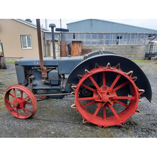 Case C tractor. 1930's. Early restoration