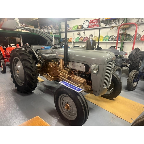 Massey Ferguson 35 Grey Gold tractor, petrol/tvo. S/n SKN52597, fully ...