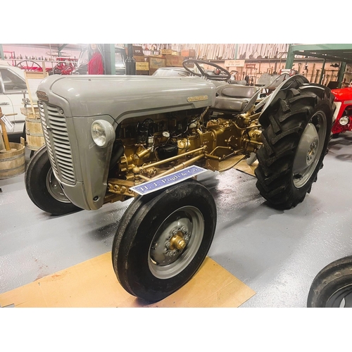 Massey Ferguson 35 Grey Gold tractor, petrol/tvo. S/n SKN52597, fully ...