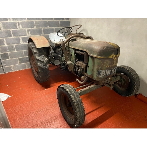 Deutz D25 Tractor. 1959. Twin cylinder air cooled engine. C/w original ...