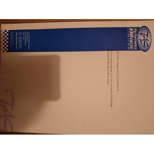 Suzuki GSXR 1000 Race bike. 2004. Ex Bruce Anstey Frame no. JS1BZ1112 ...